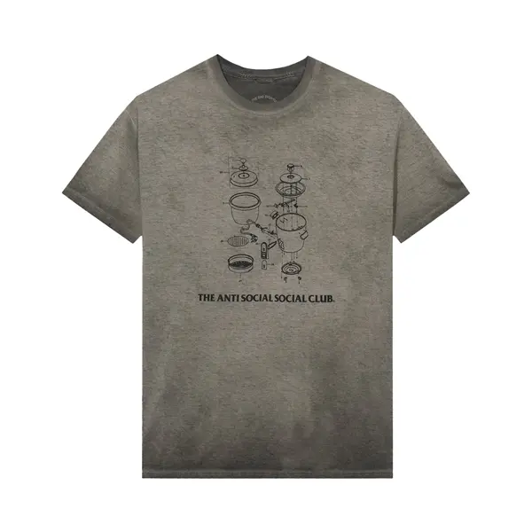 ANTI SOCIAL SOCIAL CLUB Dying On The Gram Tee - Grey