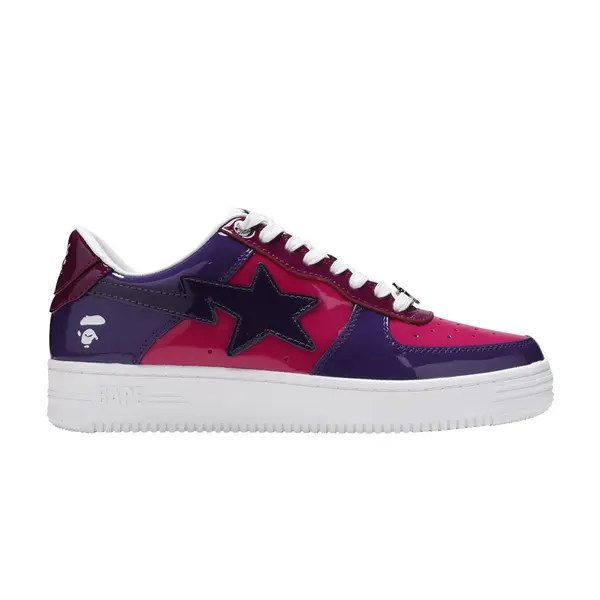 A BATHING APE Sta Color Camo Sneakers - Purple