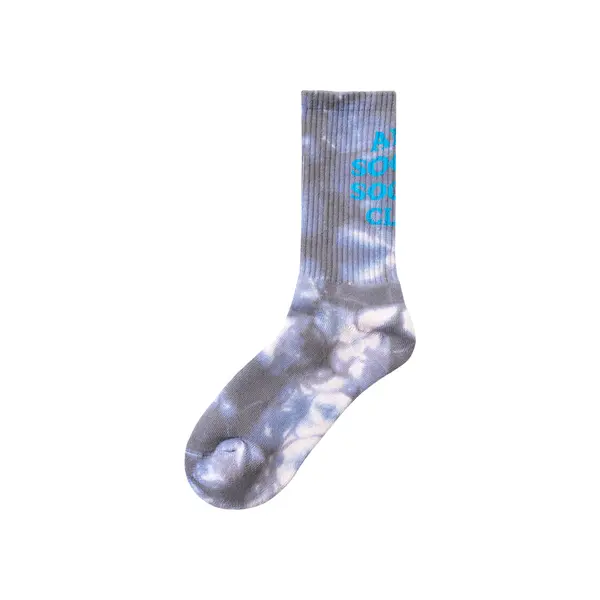 ANTI SOCIAL SOCIAL CLUB Call My Bluff Tie Dye Socks - Grey