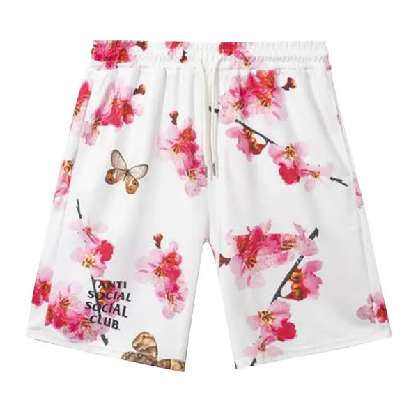 ANTI SOCIAL SOCIAL CLUB Be My Butterfly Mesh Shorts - White