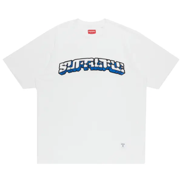 Supreme Block Arc Short-sleeve Top - White