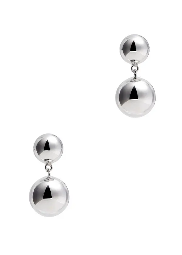 Lié Studio The Caroline Sterling Drop Earrings - Silver