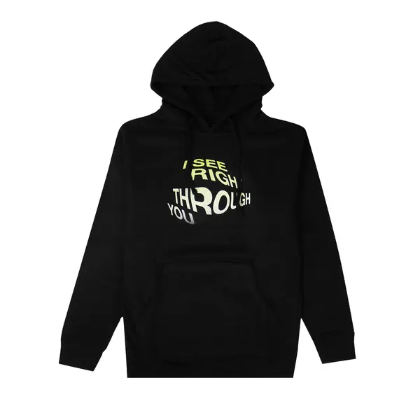 ANTI SOCIAL SOCIAL CLUB Crystal Clear Hooded Sweatshirt - Black