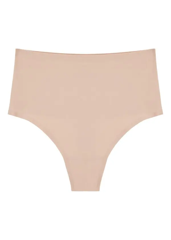 Chantelle Soft Stretch High-waist Thong - Nude