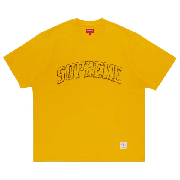 Supreme Sketch Embroidered Short-sleeve Top