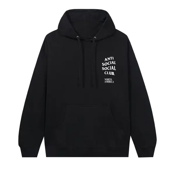ANTI SOCIAL SOCIAL CLUB North America Hoodie - Black