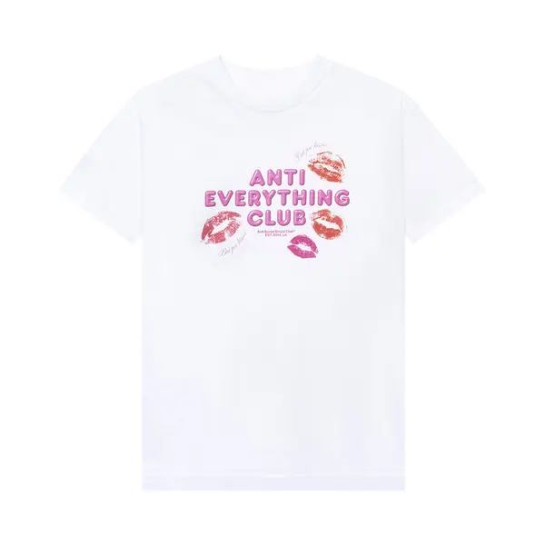ANTI SOCIAL SOCIAL CLUB Anti Everything Club <3 Tee - White