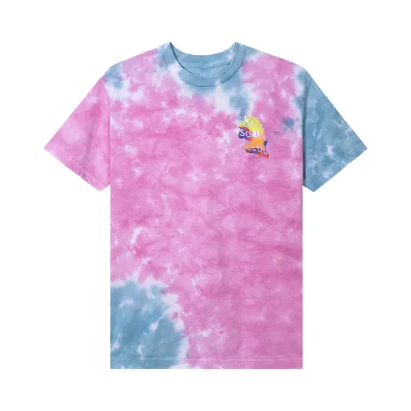 ANTI SOCIAL SOCIAL CLUB Entheogen Tie Dye Tee /blue - Pink