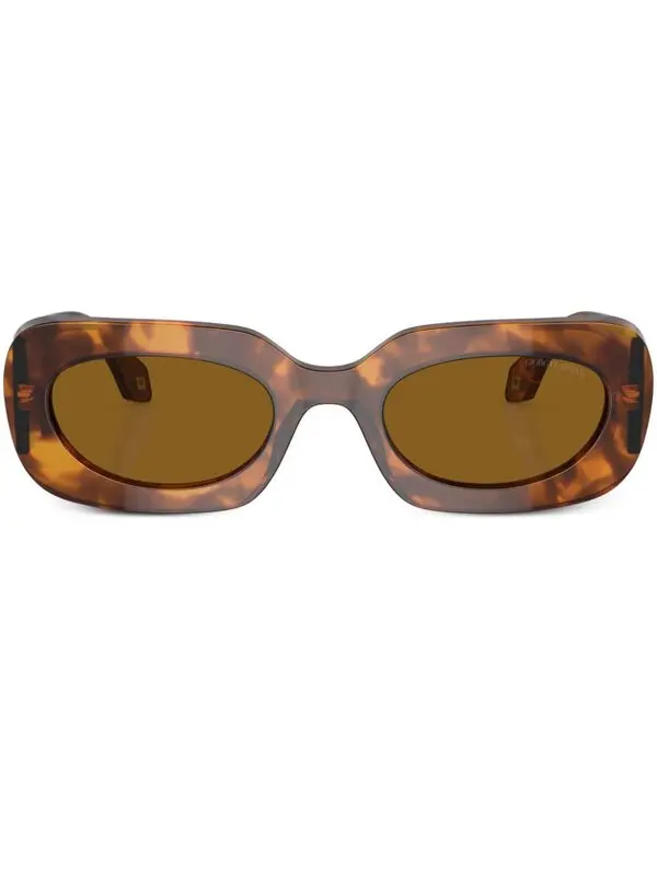 Giorgio Armani Tortoiseshell Sunglasses - Red