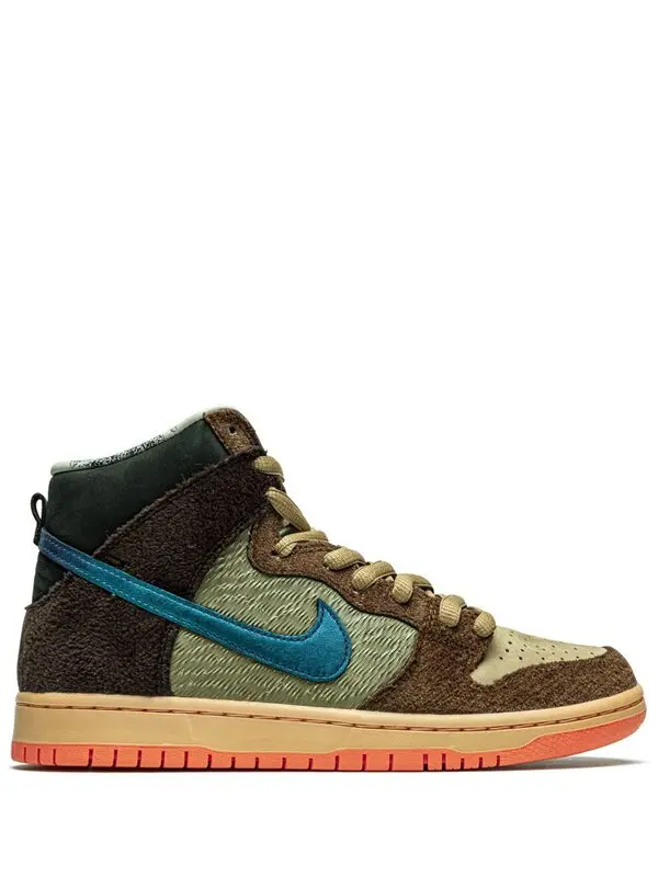 Nike X Concepts Sb Dunk High Turdunken Sneakers - Brown