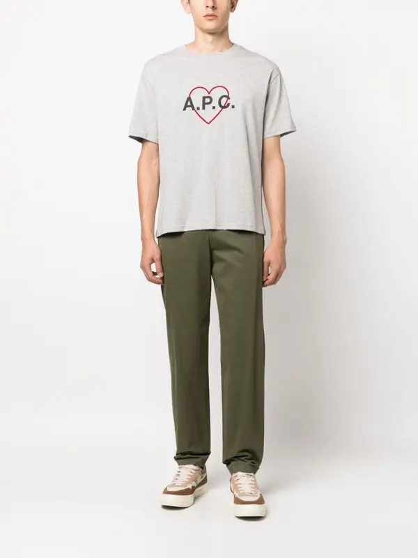 A.p.c. Heart Logo Cotton T-shirt