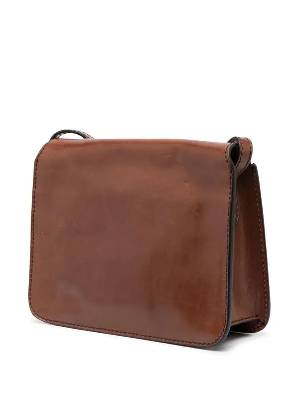 THE BRIDGE Lucrezia Leather Crossbody Bag - Brown