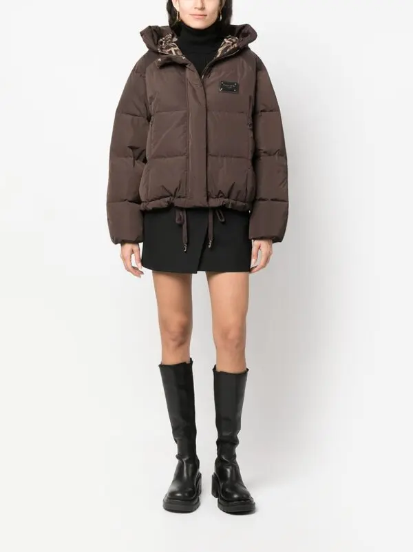 Dolce & Gabbana Logo-plaque Padded Jacket