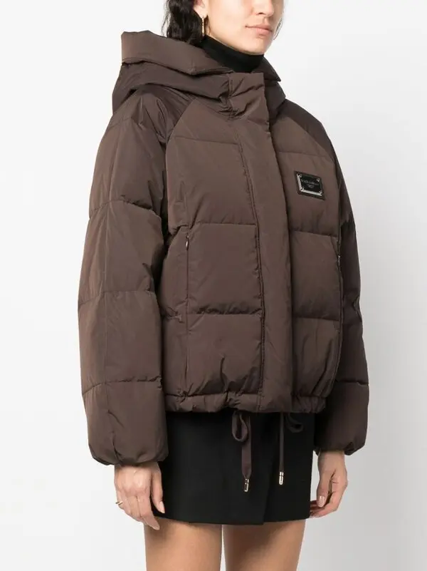 Dolce & Gabbana Logo-plaque Padded Jacket