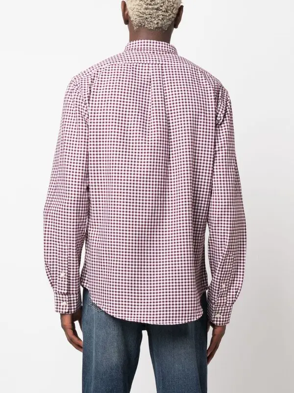 Polo Ralph Lauren Logo-embroidered Check-print Shirt - Red
