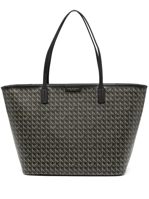 Tory Burch Signature Logo Tote - Black