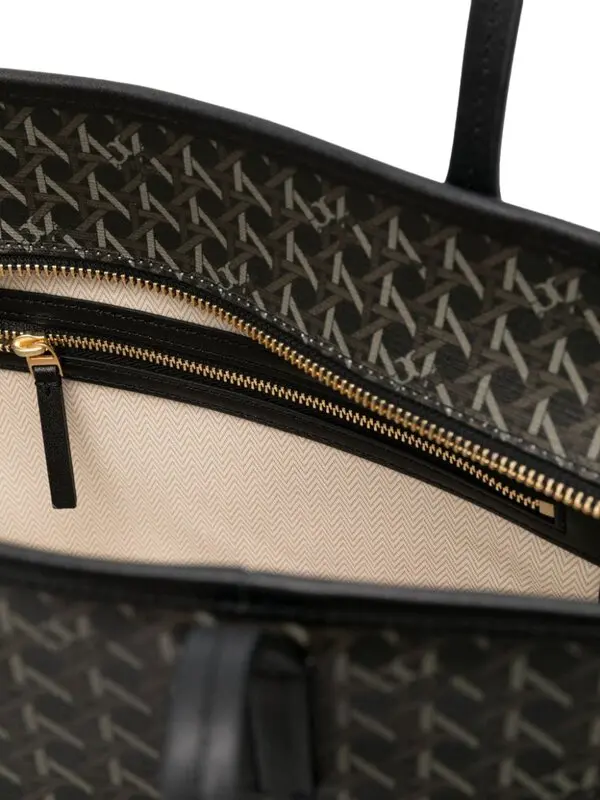 Tory Burch Signature Logo Tote - Black