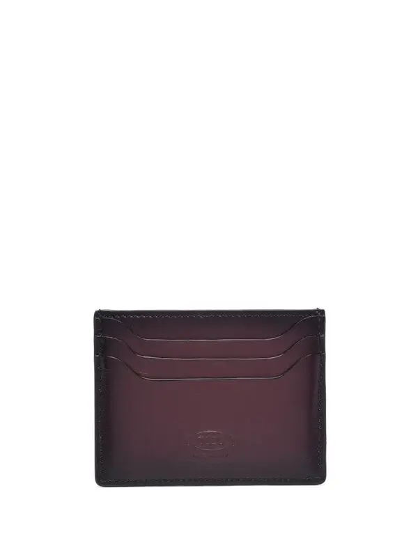 TOD'S Logo-plaque Credit Card Holder