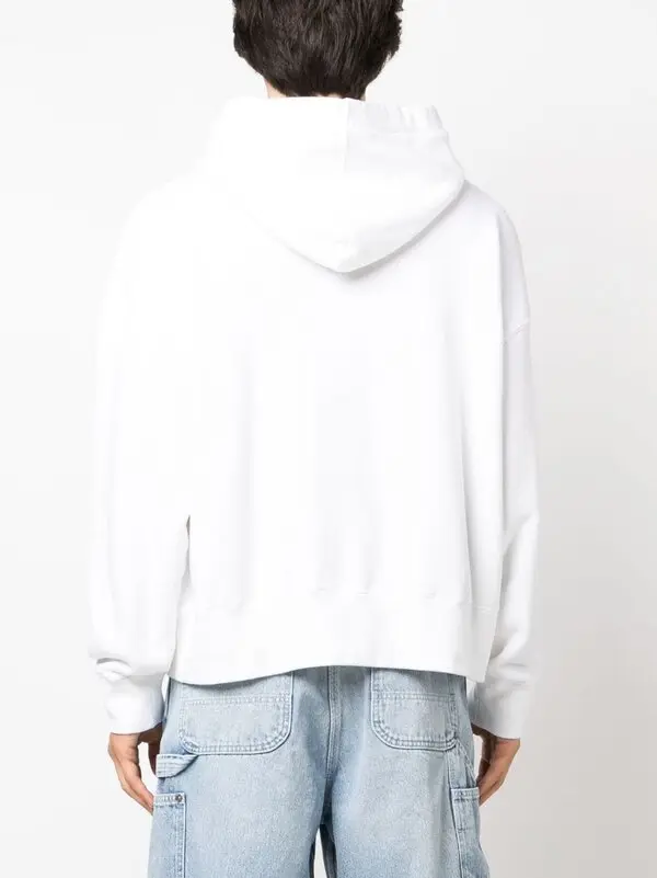 Palm Angels Palm Tree-print Hoodie - White