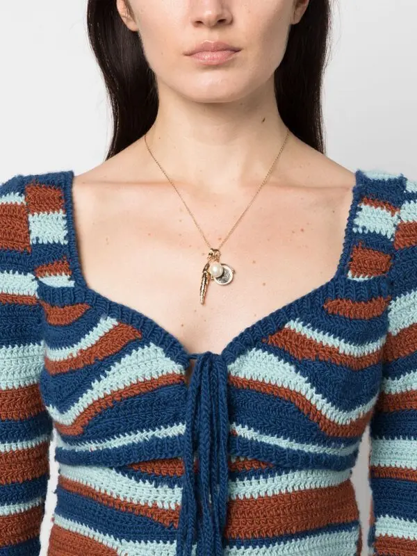 Tory Burch Statement Pendant Necklace