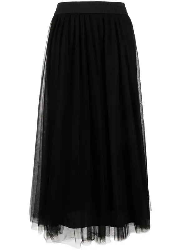 Fabiana Filippi Layered Tulle Skirt - Black