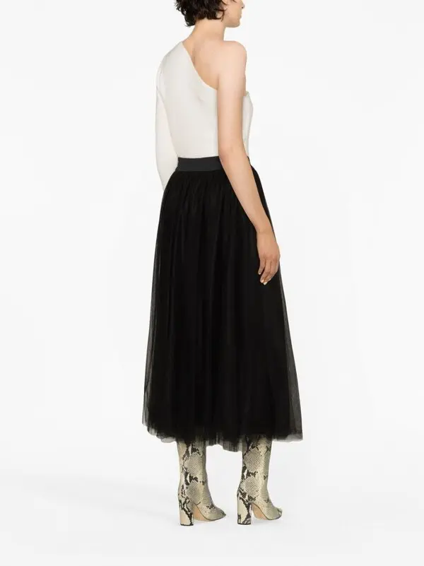 Fabiana Filippi Layered Tulle Skirt - Black