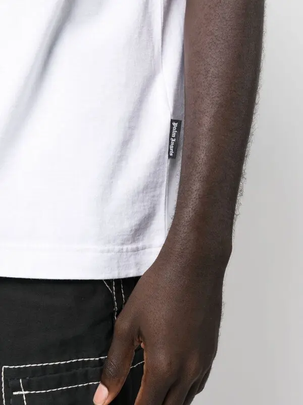 Palm Angels Sketchy-print Cotton T-shirt