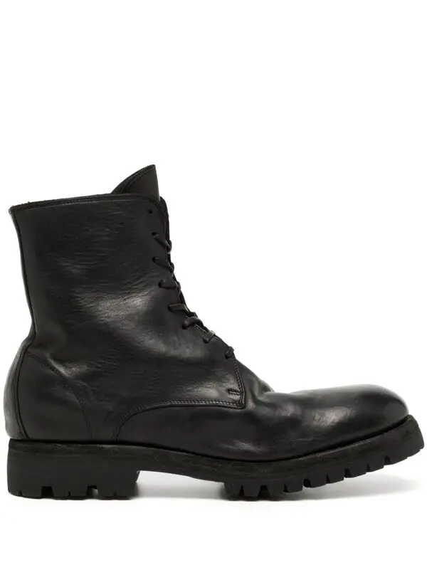 Guidi Lace-up Leather Boots