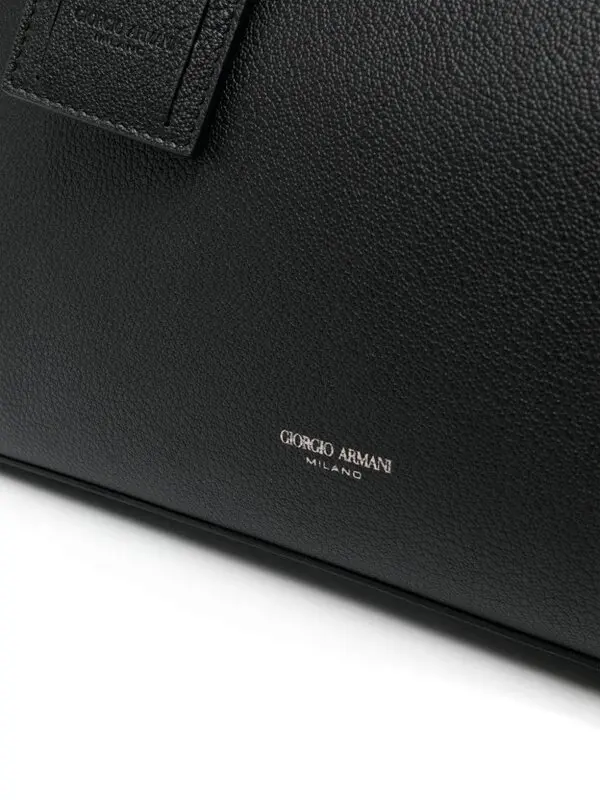 Giorgio Armani Leather Laptop Bag
