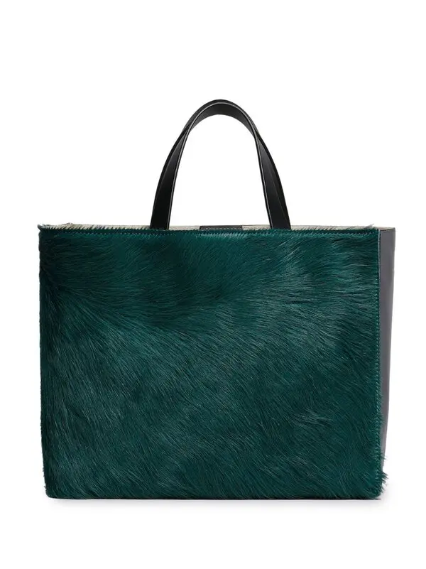 Marni Museo Soft E/w Tote Bag - Green
