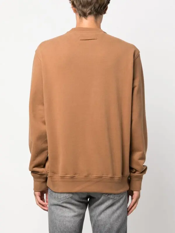 Zegna Logo-embossed Cotton Sweatshirt