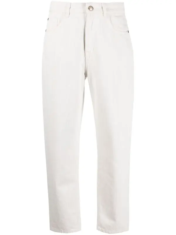 MOORER Mid-rise Cropped Trousers