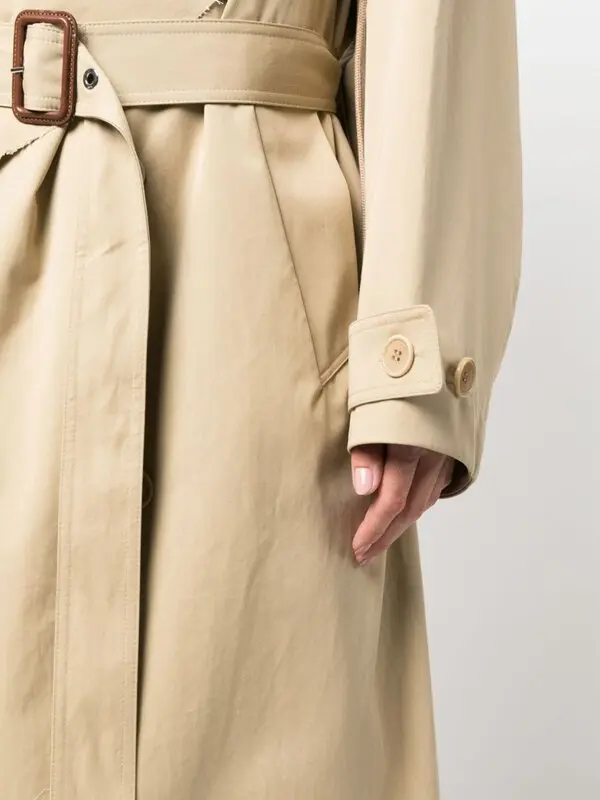 JW Anderson Hooded Double-breasted Trench Coat