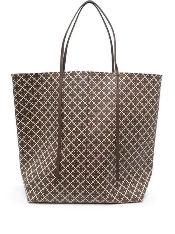 BY MALENE BIRGER Abigail Printed Tote Bag - Brown