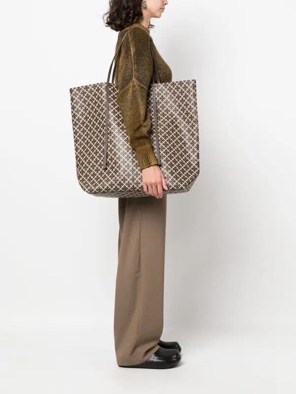 BY MALENE BIRGER Abigail Printed Tote Bag - Brown