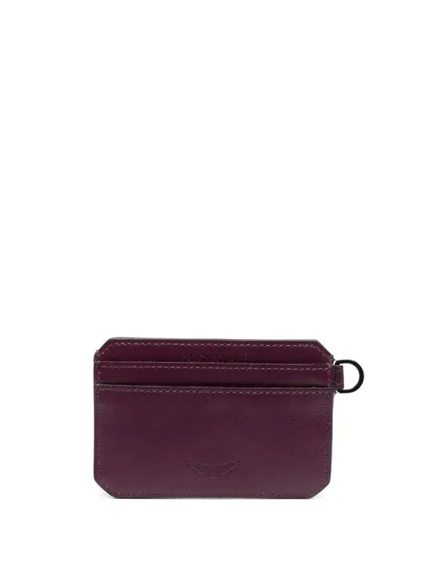 Zadig&Voltaire Le Cecilia Leather Card Holder - Purple