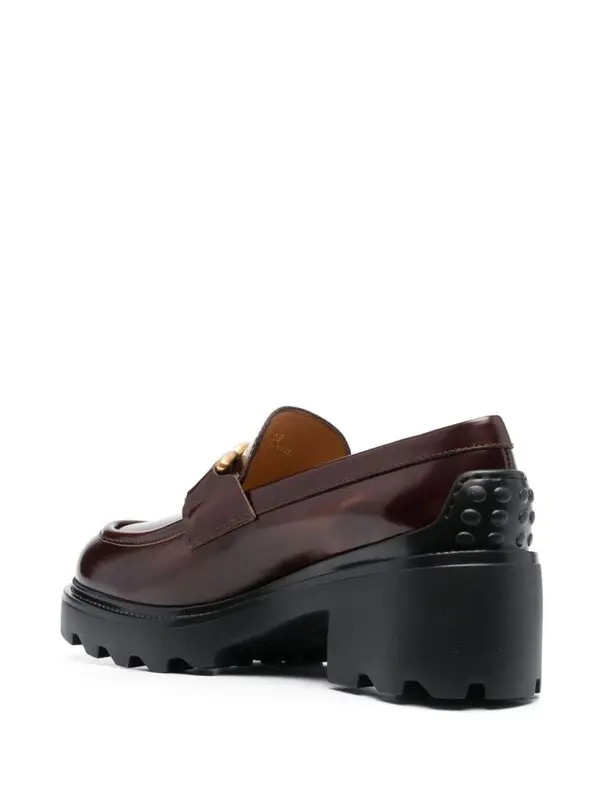TOD'S 60mm Chain Leather Loafers