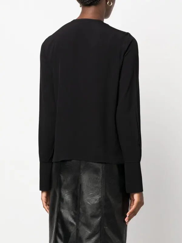 Patrizia Pepe Fly-buckle Neckline Blouse