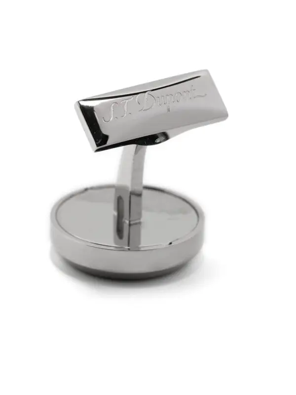 S.t. Dupont Logo-engraved Lacquered Cufflinks