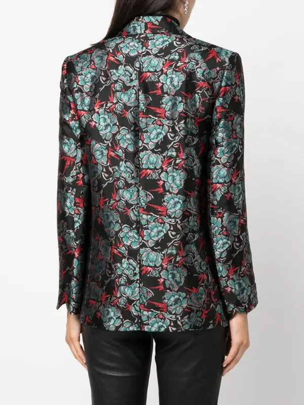 Zadig&Voltaire Floral Jacquard Single-breasted Blazer