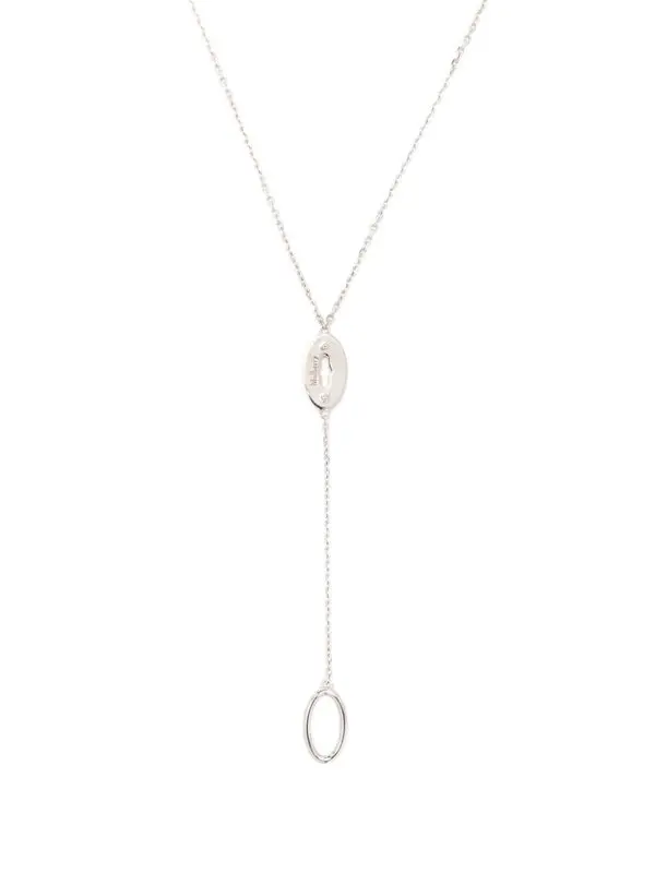 Mulberry Bayswater Postman's Lock Long Necklace - Silver