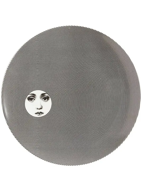 FORNASETTI Variazioni N.322 Wall Plate - Grey