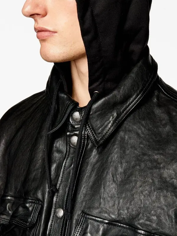 DIESEL® L-sphinx Leather Jacket