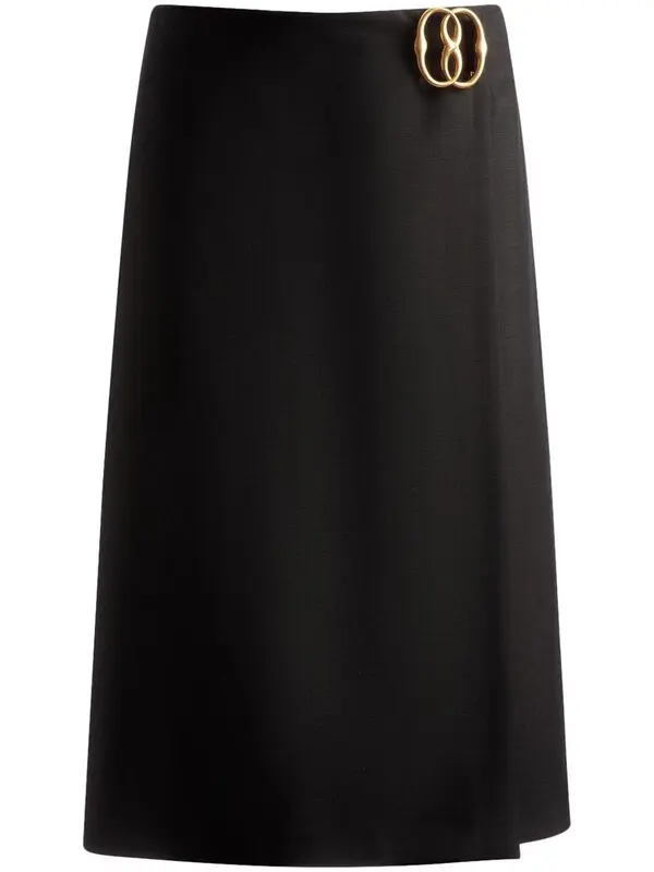 Bally Logo-plaque Mohair Skirt