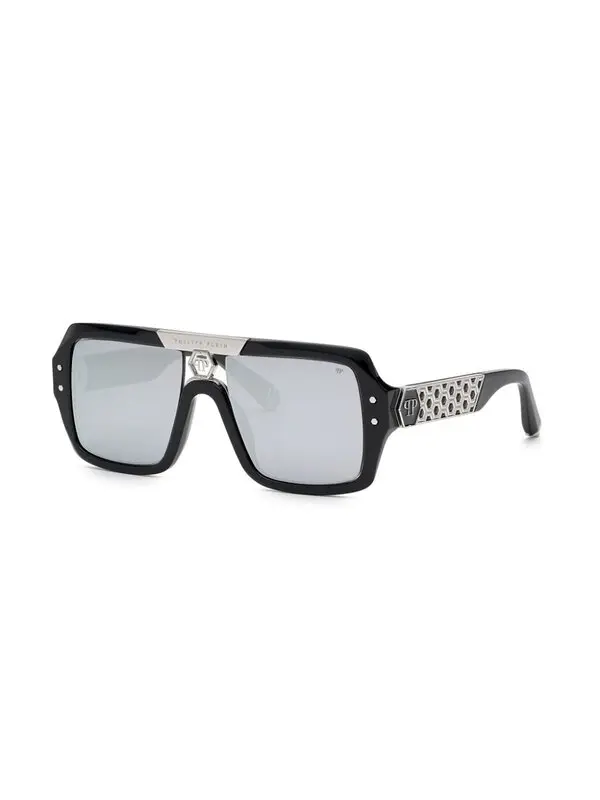 Philipp Plein Square Logo Sunglasses