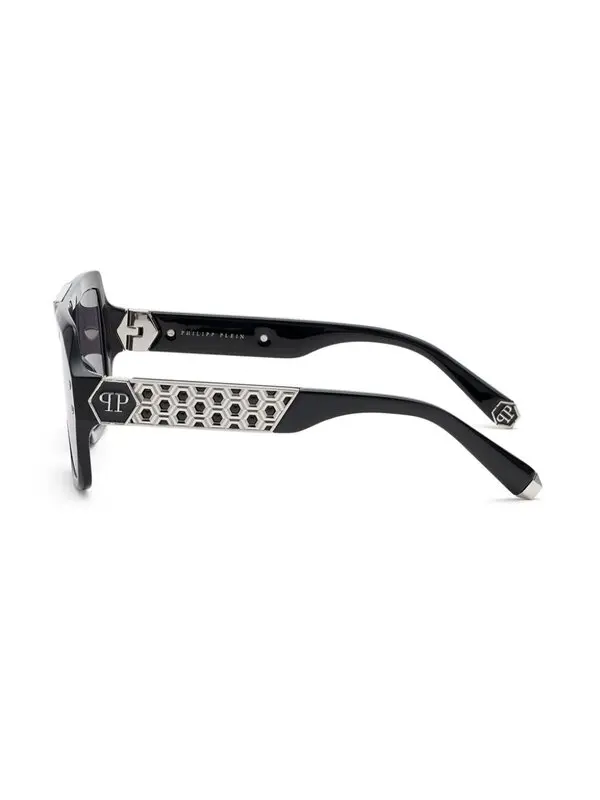 Philipp Plein Square Logo Sunglasses