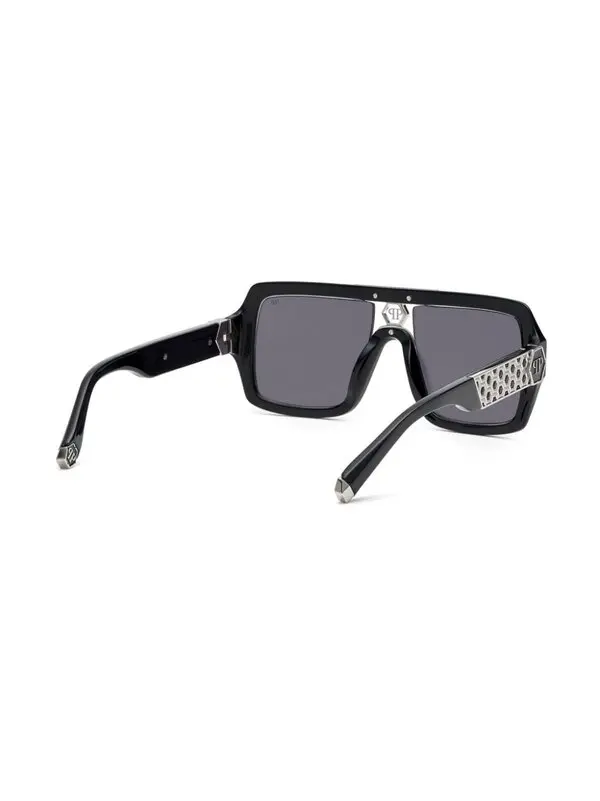Philipp Plein Square Logo Sunglasses