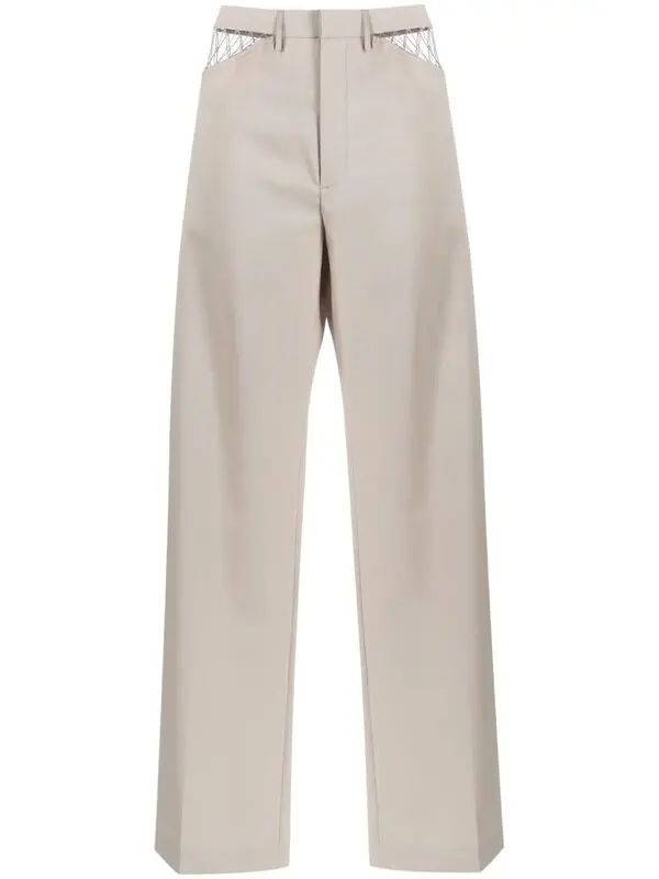 DION LEE Cut-out Wool Trousers