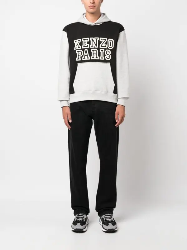 Kenzo Colour-block Stretch-cotton Hoodie