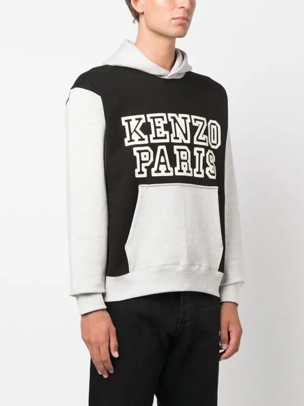 Kenzo Colour-block Stretch-cotton Hoodie